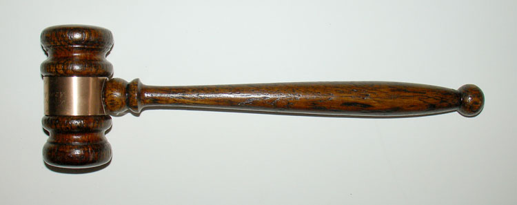 George Glazer Gallery - Antiques - Relic Oak Gavel from USS ...