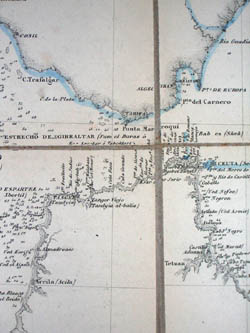 George Glazer Gallery - Antique Maps - Spanish African Possessions Map