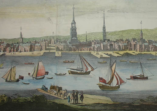 George Glazer Gallery - Antique Maps - An East Prospect of the City of ...