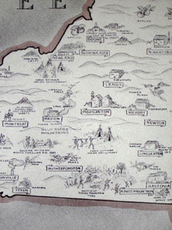 George Glazer Gallery - Antique Maps - Karl Smith Map of North Carolina