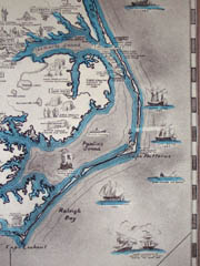 George Glazer Gallery - Antique Maps - Karl Smith Map of North Carolina