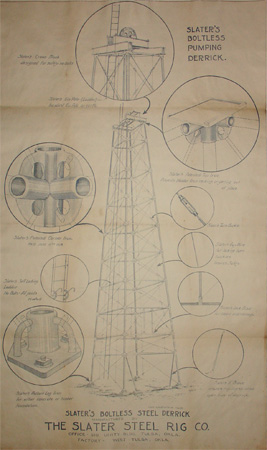 George Glazer Gallery - Antique Prints - Oklahoma Slater's Steel Oil ...