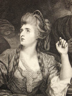 George Glazer Gallery - Antique Prints - Mrs. Siddons as the Tragic Muse