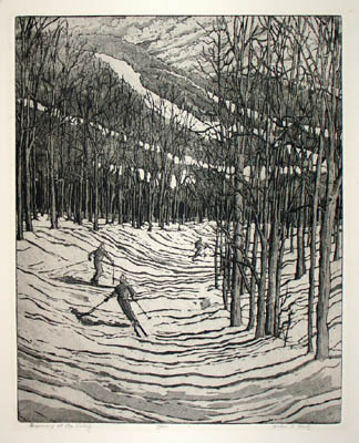 George Glazer Gallery - Antique Prints - February at the Valley ...