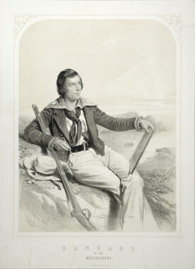 Portrait, Exploration, Banvard of the Mississippi, Antique Print, 19th ...