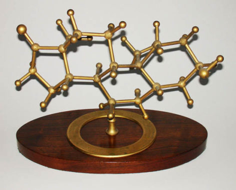 Scientific, Instrument, Chemistry, Model, Molecule, Steroid, Bronze ...