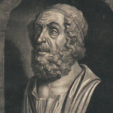 Portrait, Mezzotint, Peter Paul Rubens, Ancient Philosophers, Set of 4 ...