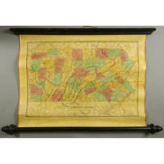 Map, Pennsylvania, Anthony Finley, Antique Wall Map, Philadelphia, 1829 ...