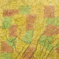 Map, Pennsylvania, Anthony Finley, Antique Wall Map, Philadelphia, 1829 ...