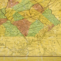 Map, Pennsylvania, Anthony Finley, Antique Wall Map, Philadelphia, 1829 ...