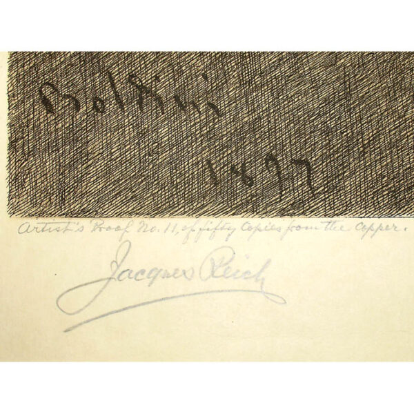 Portrait, Artists, James McNeill Whistler, Antique Print, 1916 | George ...