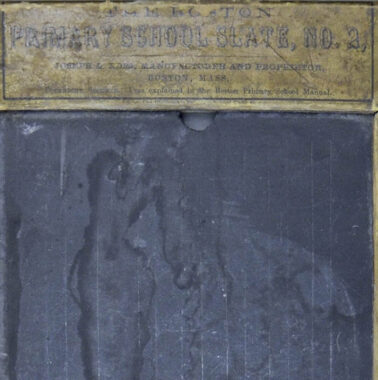 History, Education, School Classroom Slate, Boston, Antique, c. 1860-70 ...