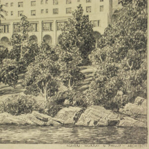 View, Bermuda, Castle Harbour Hotel, Wilson, Architecture, Pencil ...